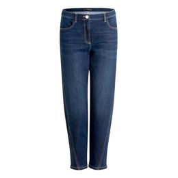 Betty Barclay Casual-Hose unifarben in Dark Blue Denim | Gr.: 46