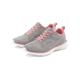 Lascana Sneaker in grau/koralle | Gr.: 40