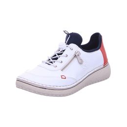 Rieker Slipper in weiss/rosso/navy | Gr.: 42