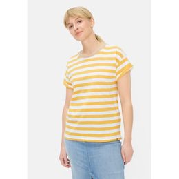 Camel Active T-Shirt aus reiner Baumwolle in Gelb | Gr.: L