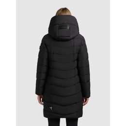 Khujo Damen Steppmantel "ENEF", schwarz, Gr. XL, unifarben, Web, Obermaterial: 100% Polyester. Futter: 100% Nylon. Wattierung: 100% Polyester,