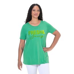MIAMODA Shirt in hellgr&uuml;n | Gr.: 48