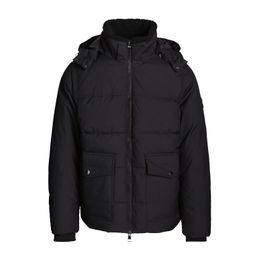Tommy Hilfiger Herren Parka "ROCKIE UTILITY HOODED JACKET", schwarz, Gr. XXXL, Web, Obermaterial: 100% Polyamid. Futter: 100% Polyamid. Wattierung: