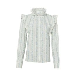 Marie Lund Bluse July in ecru hellblau | Gr.: L