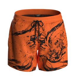 Plein Sport Boardshorts Badehose in Orange