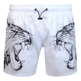 Plein Sport Boardshorts Schwimmshorts in Wei&szlig;