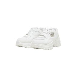 Buffalo Damen Sneaker "Buffalo ZAYA ONE - VEGAN NAPPA/MESH", Gr. 41, wei&szlig;, Kunstfaser, Schuhe