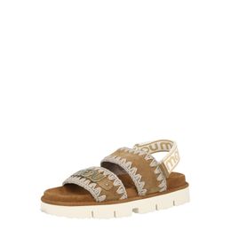 mou Sandals female size 40 Beige / Kitt / Cognac / White