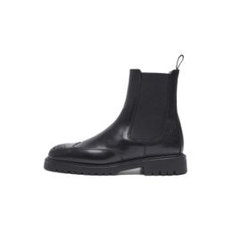 Henry Stevens Damen Chelseaboots "Bonnie FBCB3", Gr. 40, schwarz, Kalbsleder, Schuhe