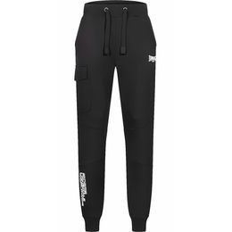 Lonsdale Trainingshose "Tweedmouth Jogginghose normale Passform" in Schwarz | Gr.: M
