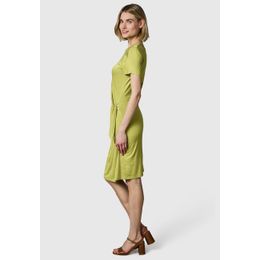 Ragwear Damen Shirtkleid "Knotta"pistachio26, Gr. XS, Material: 95% Viskose, 5% Elasthan, Kleider, Kurzarm Sommerkleid mit seitlichem Bindeband