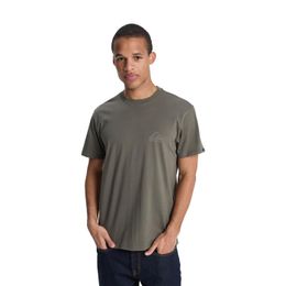 Quiksilver Herren T-Shirt "Ev Mini Logo", grau, Gr. XXL, Obermaterial: 70% Baumwolle, 30% Baumwolle., Shirts