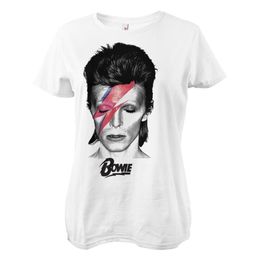 David Bowie Shirt "Aladdin Sane Girly Tee" in Wei&szlig; | Gr.: M