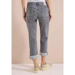 Cecil Damen Comfort-fit-Jeanslight grau wash, Gr. 36, unifarben, Jeans, 77% Baumwolle, 20% Polyester, 3% Elasthan, Jeans, Middle Waist