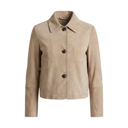 RICANO Damen Bolerojacke "Lederjacke Jeena", beige, Gr. S, Obermaterial: 100% Lammnappaleder LANA. Futter: 100% Polyester PES., Jacken, Handgefertigt