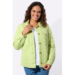 Casual Looks Damen Blusenjacke, gr&uuml;n, Gr. 36, 100% Polyester, Wattierung:100% Polyester, Jacken