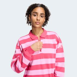 Damen Poloshirt "W SL+ FT LS PL", rosa, Gr. M, adidas Sportswear, Obermaterial: 100% Baumwolle, Shirts