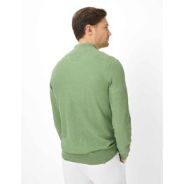 Brax Herren Strickpullover "Style STEFFEN"graugr&uuml;n, Gr. XL, Strick, 44% Baumwolle, 36% Leinen, 20% Polyester, Pullover