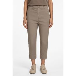 Freequent Damen Caprihose "FQSOLVEJ-CA", grau, Gr. XXL, unifarben, Web, Obermaterial: 76% Viskose, 21% Polyamid, 3% Elasthan, Hosen, Sommerhose