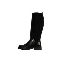 Divine Factory Stiefel mit Rei&szlig;verschluss Schwarz | Gr.: 41