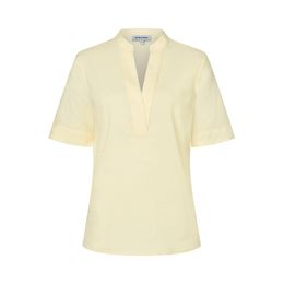 More & More More & More moderne Stretch-Schlupfbluse in yellow haze | Gr.: 46