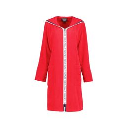 Caw&ouml; Caw&ouml; Badem&auml;ntel Damen Rei&szlig;verschluss mit Kapuze Sea Salt Sand 3101 rot - 203 in rot - 203 | Gr.: L