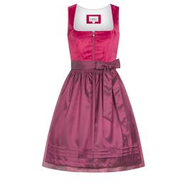 N&uuml;bler N&Uuml;BLER Damen Dirndl "Midi Dirndl Scilla", rosa, Gr. 34, Obermaterial: 100% Baumwolle CO., Kleider