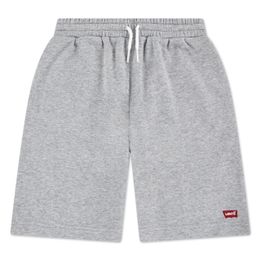 LEVI'S KIDS M&auml;dchen Sweatshorts "LVB MINI BATWING SHORTS", grau, Gr. 16, unifarben, Sweatware, Obermaterial: 60% Baumwolle, 40% Polyester, Hosen, for