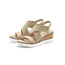 Lascana Sandalette in beige | Gr.: 38
