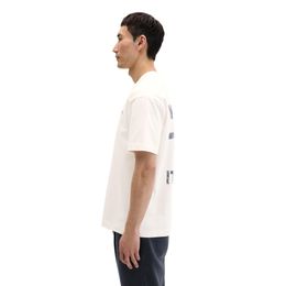 Marc O'Polo MARC O'POLO Herren T-Shirt "mit R&uuml;ckenprint"silky wei&szlig;, Basic, Gr. XXXL, unifarben, Obermaterial: 100% Baumwolle, Shirts