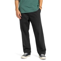 Quiksilver Herren Outdoorhose "Taxer Regular Twill", schwarz, Gr. M, Obermaterial: 99% Baumwolle, 1% Elasthan., Hosen