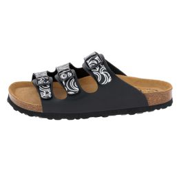 Lico Damen Pantolette "Pantolette Bioline Lady Soft", Gr. 39, schwarz, Synthetik, Schuhe