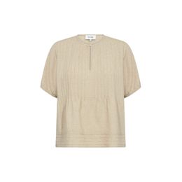 Levete Room Damen Blusentop "Levete Room Shirt LR-NAJA", beige, Gr. S, Obermaterial: 55% Leinen, 45% Viskose, Blusen