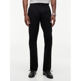 Tommy Hilfiger Herren Chinohose "CORE DENTON ESSENTIAL", schwarz, Gr. 38, unifarben, Twill, Obermaterial: 97% Baumwolle, 3% Elasthan, Hosen, Straight