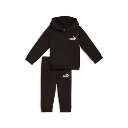 Puma M&auml;dchen Trainingsanzug "MINICATS LOUNGEWEAR SET TR INF", schwarz-wei&szlig;, Gr. 62, bedruckt, Sweatware, Obermaterial: 68% Baumwolle, 32% Polyester,