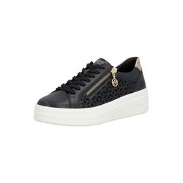 Remonte Plateau Sneaker in Schwarz | Gr.: 42