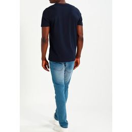INDICODE Herren Regular-fit-Jeans "Tony", blau, Gr. 31, Abriebeffekte, Denim/Jeans, Obermaterial: 98% Baumwolle, 2% Elasthan, Jeans,
