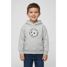 Marc O'Polo MARC O'POLO Jungen Hoodie, grau, Gr. 92, Sweatware, Obermaterial: 100% Baumwolle, Sweatshirts, f&uuml;r Jungs bis Gr&ouml;&szlig;e 122