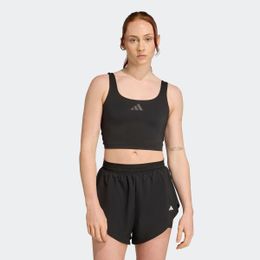 Damen Tanktop "POWER BH-, LEICHT ST&Uuml;TZEND", schwarz, Gr. S, adidas Performance, Obermaterial: 79% Polyester, 21% Elasthan, Tops