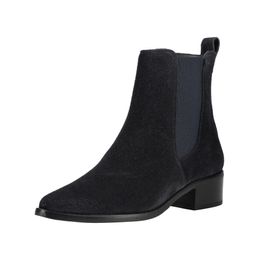 Paul Green Damen Stiefelette "Paul Green Stiefelette Veloursleder/Textil", Gr. 37,5, schwarz, Textil, Veloursleder, Schuhe