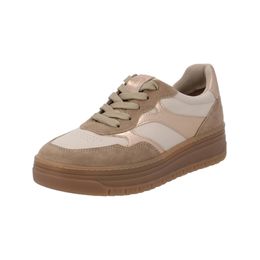 Tamaris Sneaker Damen Gr&ouml;&szlig;e 38 brokat / rosegold / stone Sommerschuhe