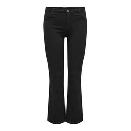 Only Carmakoma Flared fit jeans in Black Denim | Gr.: w54-L32
