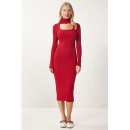 Happiness İstanbul Kleid Damen Gr&ouml;&szlig;e S/M rot