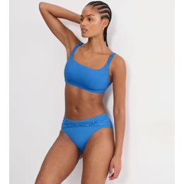 Triumph Damen B&uuml;gel-Bikini-Top "Palina Love by the Sea N", blau, Gr. 42, Microfaser, Obermaterial: 77% Polyamid, 23% Elasthan, Bikini-Oberteile,