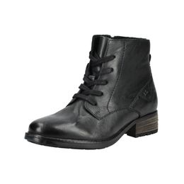 Josef Seibel Damen Schn&uuml;rstiefelette "Josef Seibel Stiefelette Leder", Gr. 41, schwarz, Leder, Schuhe