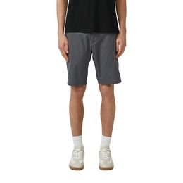 s.Oliver Herren Chinoshorts, grau, Gr. 31, unifarben, Web, Obermaterial: 97% Baumwolle, 3% Elasthan, Hosen, mit Taschen
