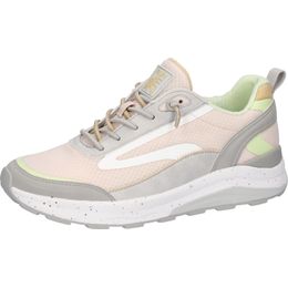 Waldl&auml;ufer WALDL&Auml;UFER Damen Slip-On Sneaker "H-CHARLIE", Gr. 7, beige, Lederimitat, Textil, kontrastfarbene Details, Schuhe, Schlupfschuh, Bequemschuh in