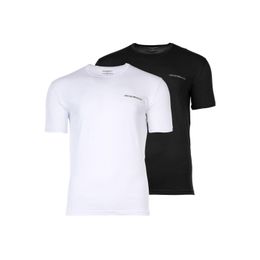 Emporio Armani Herren T-Shirt "T-Shirt CORE LOGOBAND 2er Pack", bunt, Gr. M, Obermaterial: 95% Baumwolle CO. 5% Elasthan EL., Shirts