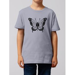 wat? Apparel T-Shirt Schmetterling in Lavender | Gr.: 110/116