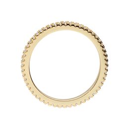 Jobo Damen Fingerring "Ring schmal", 50, Silber 925 (Sterlingsilber), gold, Silber 925 (Sterlingsilber), Fingerringe, 925 Silber vergoldet mit 49